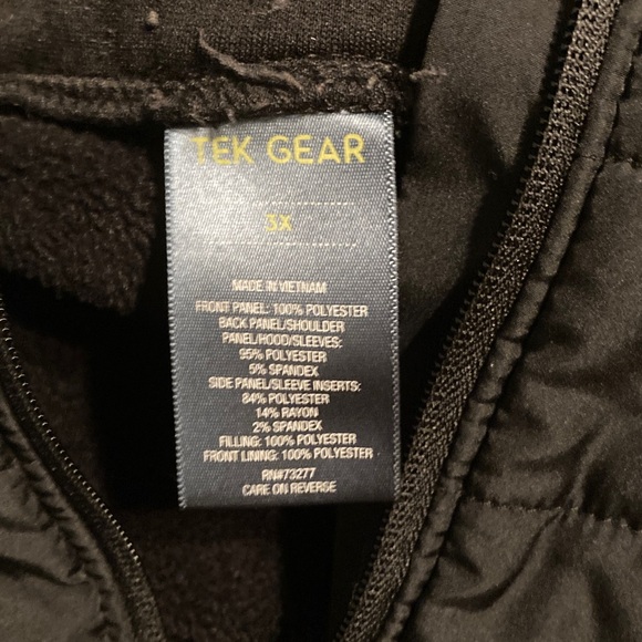tek gear | Jackets & Coats | Tek Gear Black Quilted Jacket | Poshmark
